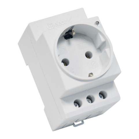 Rail Mount Socket Outlet with LED | Rail Mount Sockets